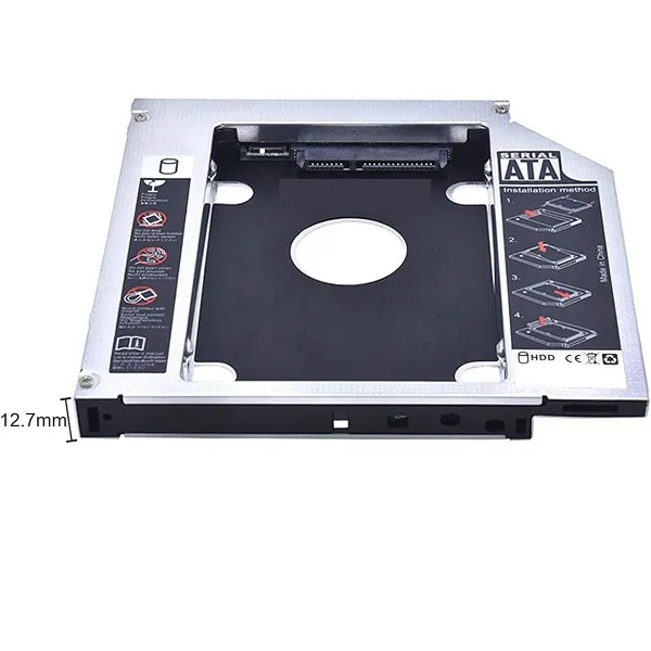 SATA Hard Drive Caddy 12.7mm 9.5mm 9.0mm Universal For CD/DVD-ROM ...